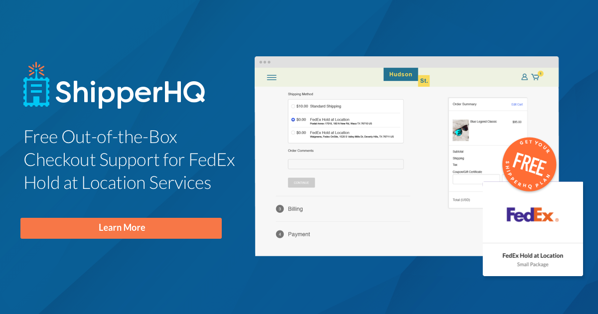 FedEx Hold at Location Services for ShipperHQ | ShipperHQ